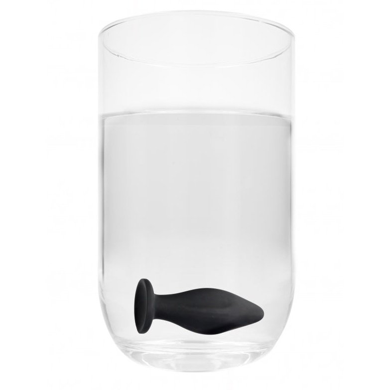 Anal Silicone ''Edgy'' Butt Plug - Black